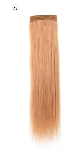 Weft Human Hair Extensions: Color #27 Honey Blonde – Celebrity Strands